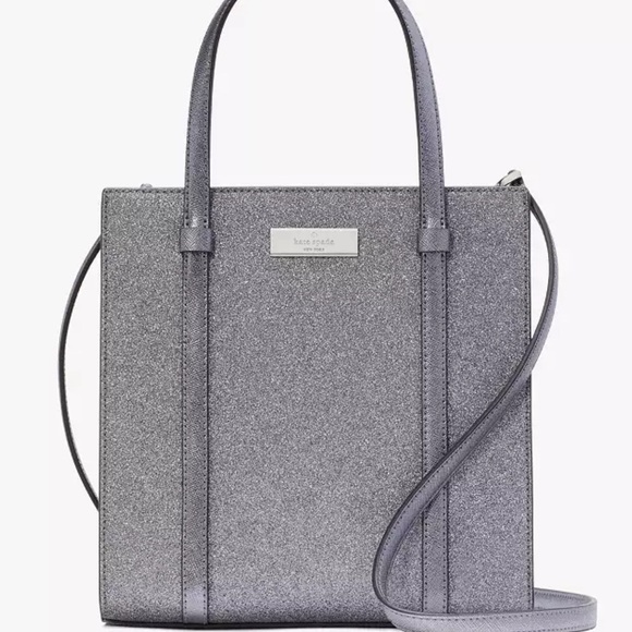 kate spade | Bags | Kate Spade Kenzie Small Mini Tote Bag Glitter Nwt ...
